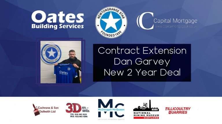Contract Extension – Dan Garvey – Newtongrange Star FC